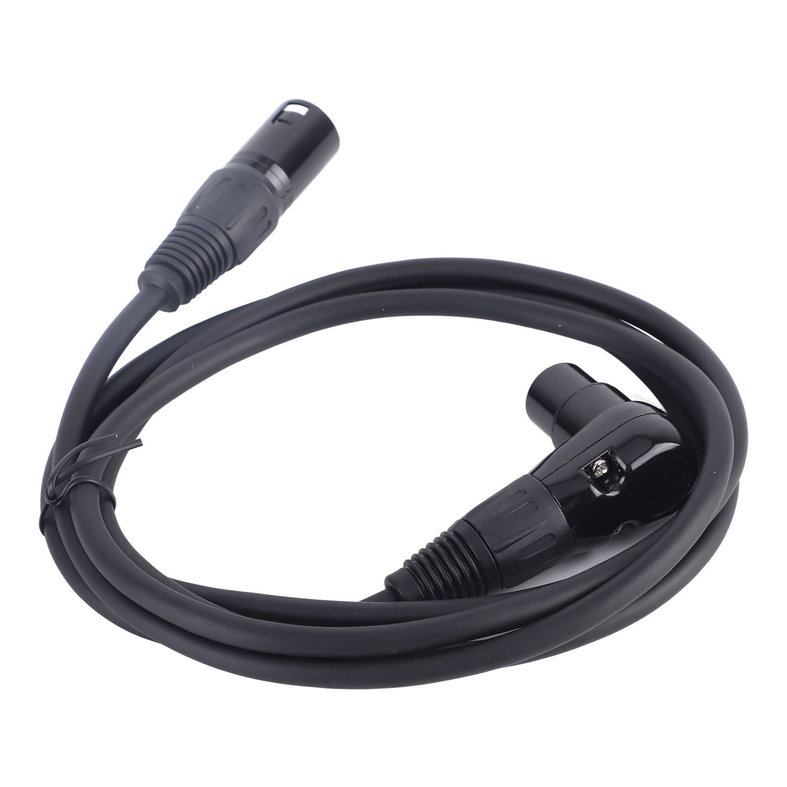 Адаптер удлинительного кабеля микрофона XLR 90 градусов XLR -самка к прямой XLR Мужской 3 -контактный кабель соединителя для студии записи динамиков 1 м/3,3 фута