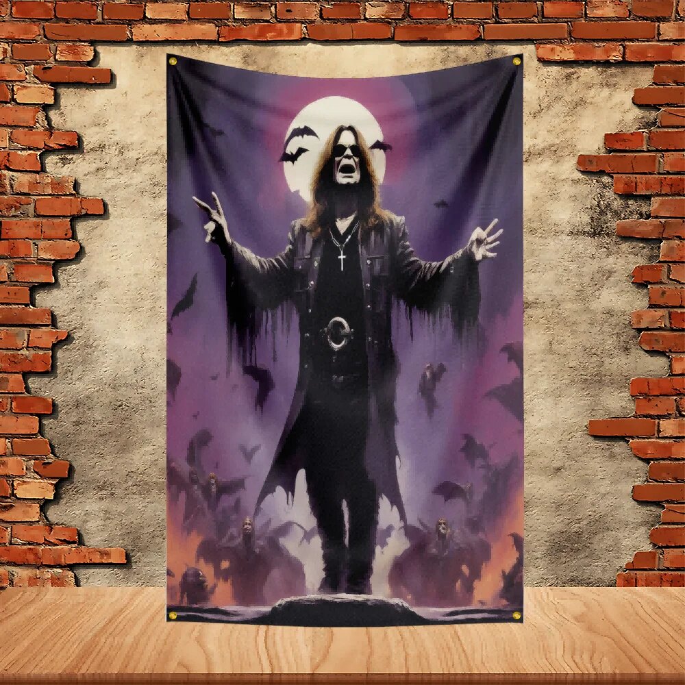 Флаг Ozzy Osbourne Band Полиэстер 90x150см 90 x 150cm, ZH12461