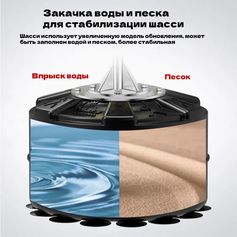 Боксерская груша для взрослых и подростков, 5.8 кг, из искусственной кожи для бокса — фото 1