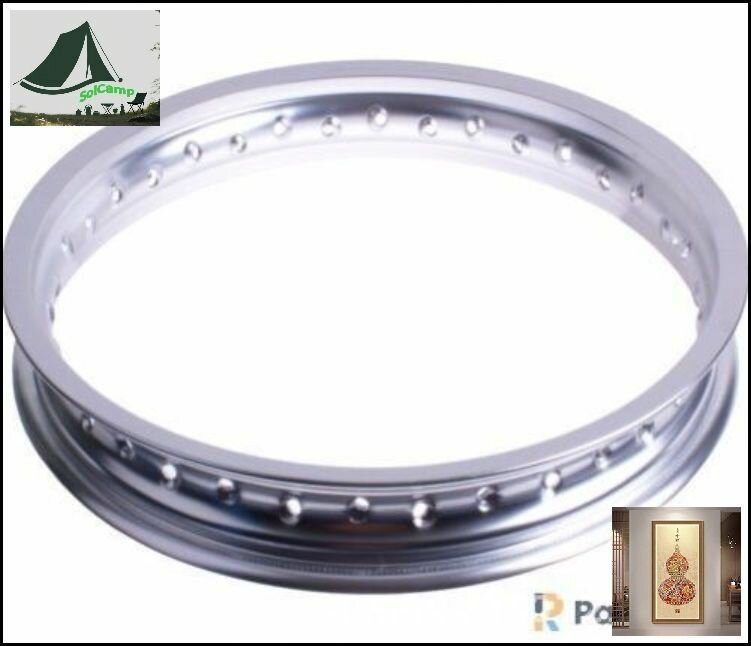 Задний мотообод 2,15х18 в серебре, премиум