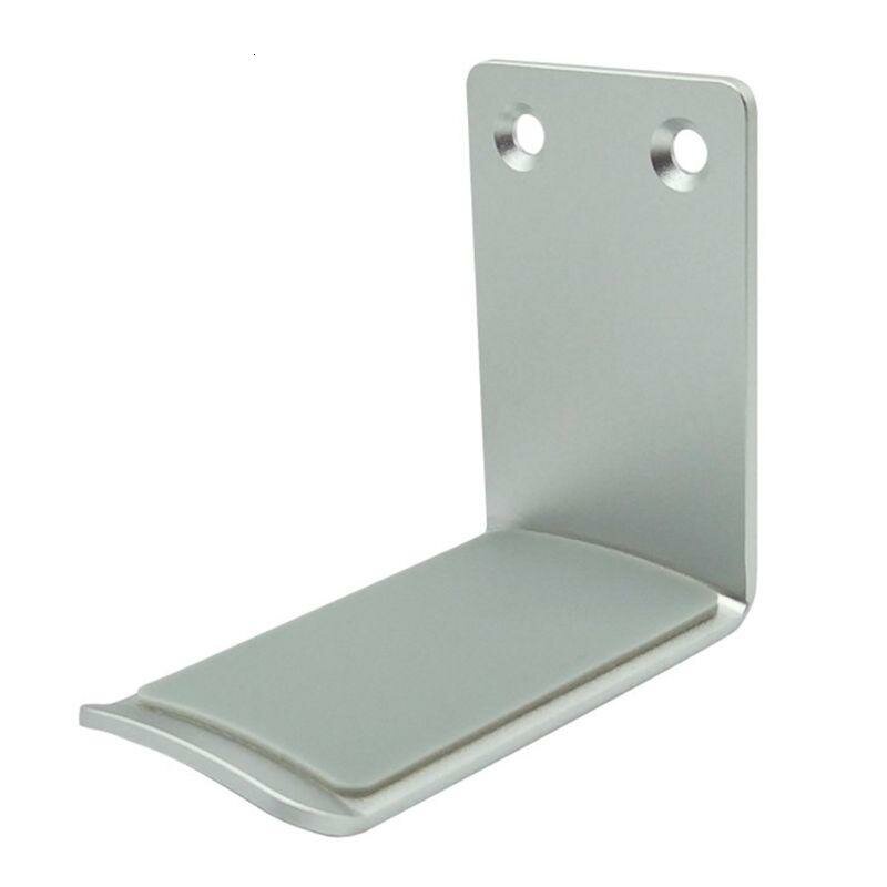 Настенный держатель для наушников с антискользящим покрытием, Серебро