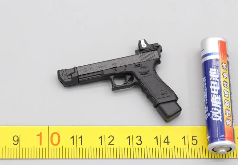 Пистолет G17 1/6 масштаба для фигурки 12 дюймов