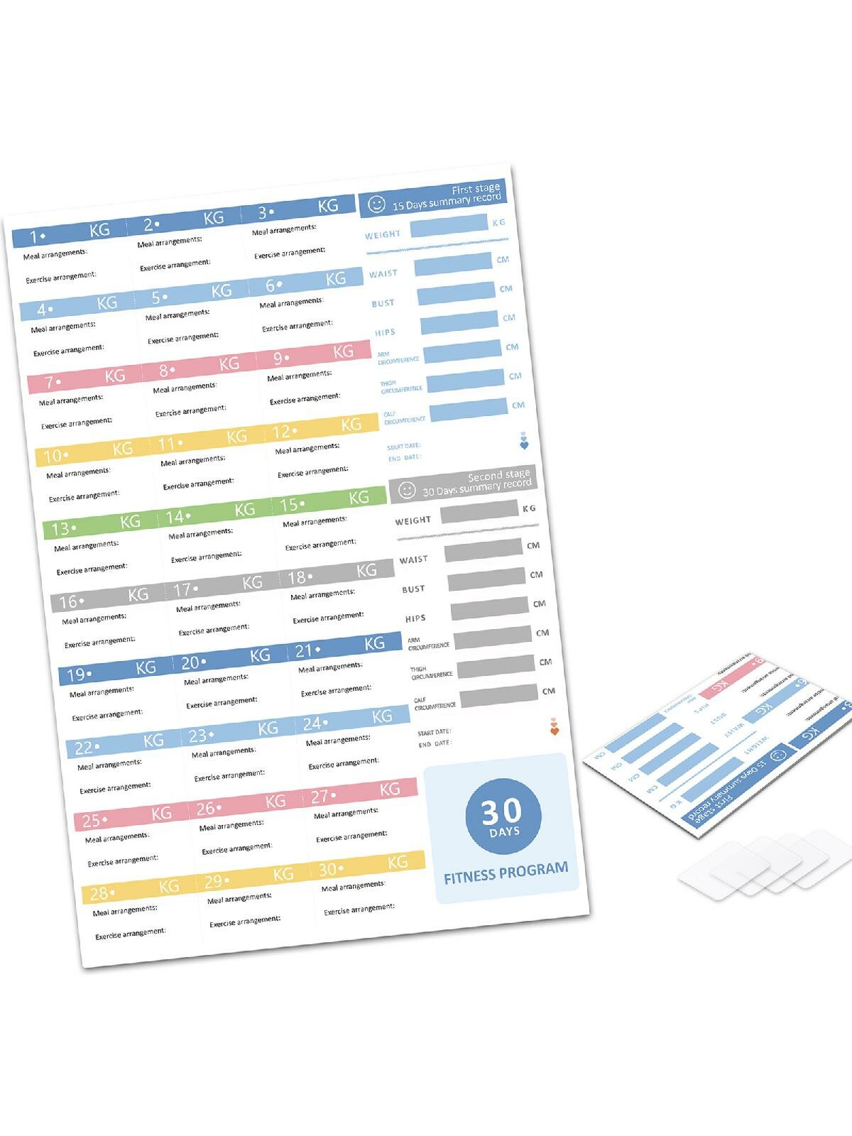 Органайзер расписания тренировок фитнес-программы Фитнес-планировщик для фитнес-студий