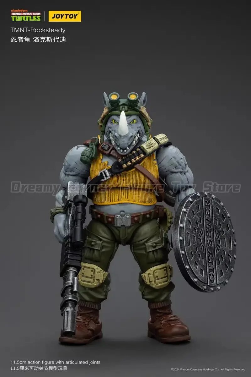 JOY TOY TMNT Rocksteady Beebop фигурки 2 шт. TMNT-Rocksteady