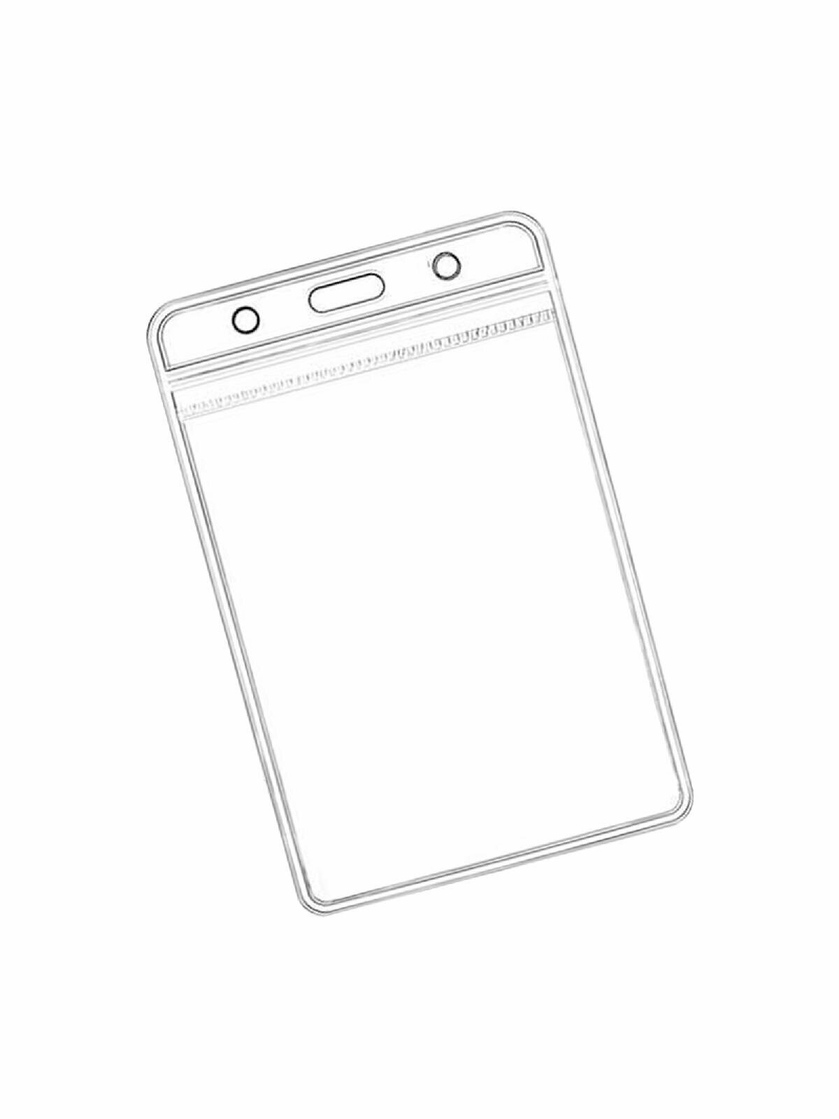 Прозрачные Держатели бейджей для карт, Водонепроницаемые Держатели именных бейджей для карт,