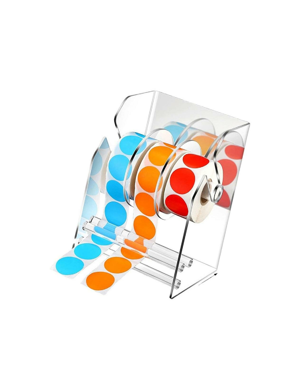 Диспенсер для акриловых наклеек с несколькими отделениями для эффективной сортировки