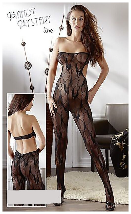 Сетка-комбинезон с кружевом Mandy Mistery S-L