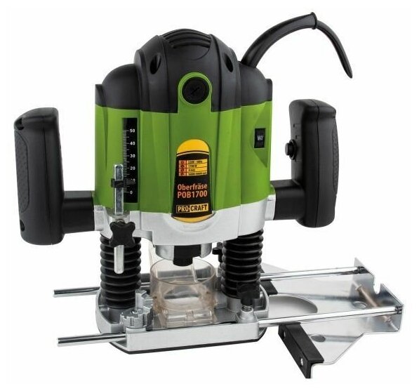 Фрезер Procraft POB1700, 1200Ватт, цанга 8 мм, 30000 об/мин, +12 фрез в комплекте