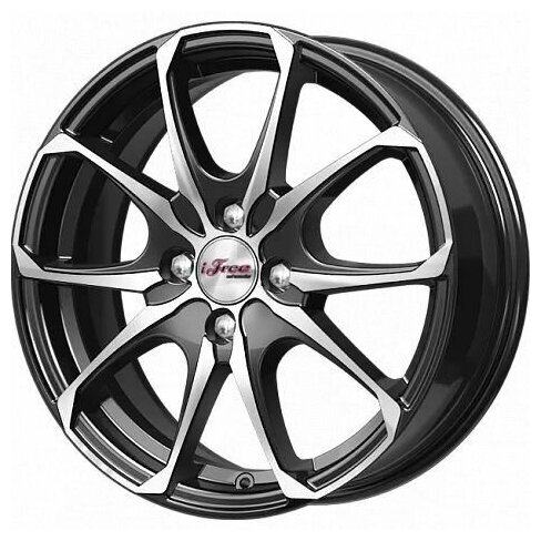 Диск колесный Такеши (КС877-12) 6x16 ЕТ 40 4x114.3 67.1 Блэк Джек Арт.466812, арт. 466812