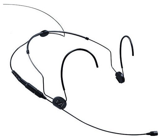Наголовный микрофон Sennheiser HSP 2-EW, круговой диаграммой направленности, черный
