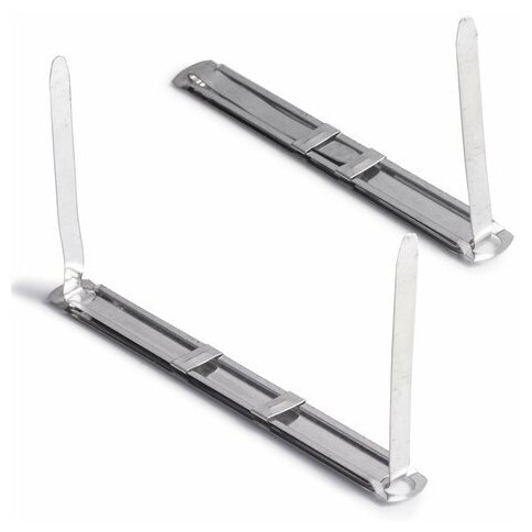 Скоросшиватель металлический STAFF "Basic", комплект 50 шт, 224622 (цена за 1 ед. товара)