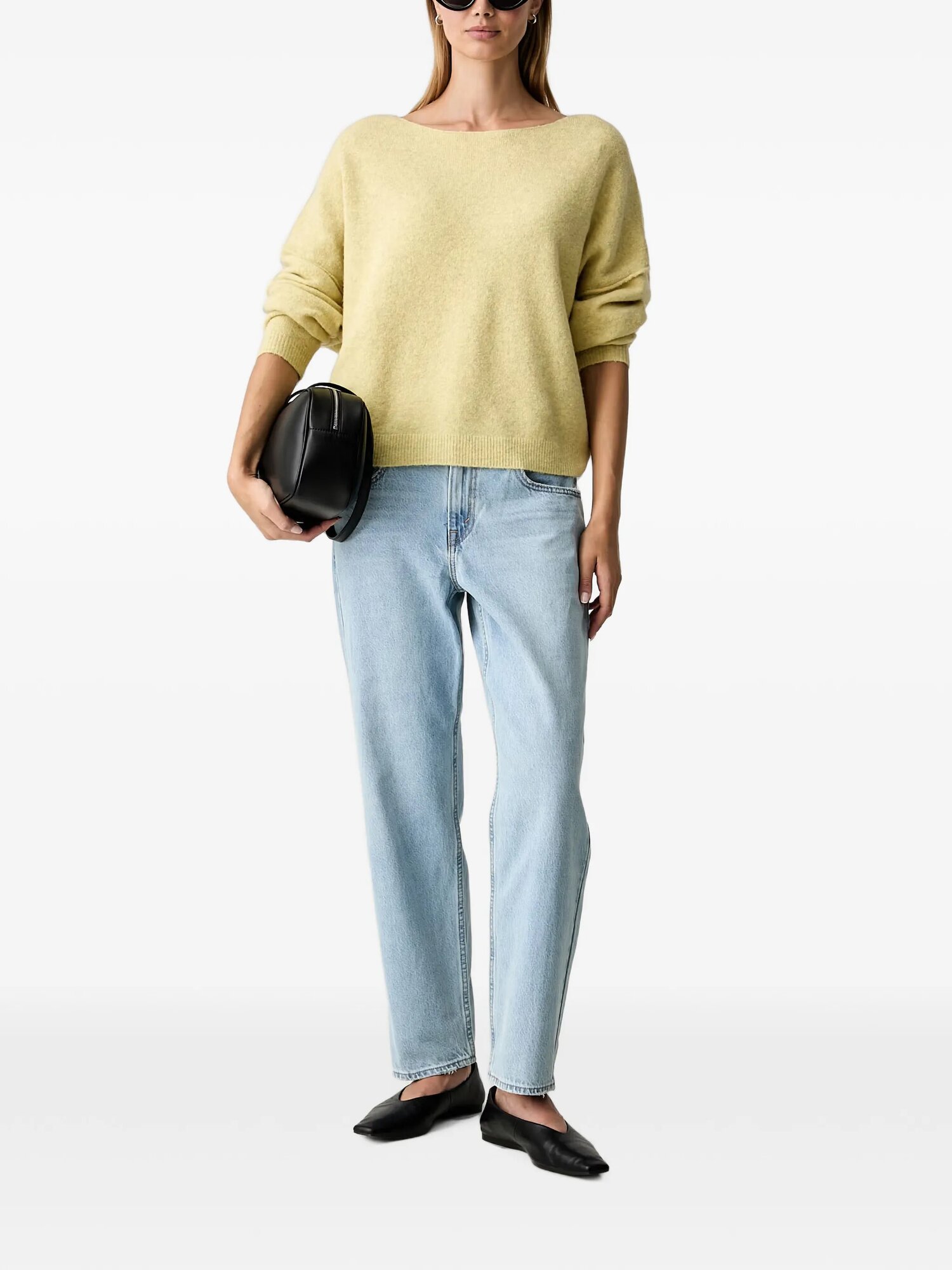 Свитер American Vintage Damsville sweater, размер M-L, , yellow — фото 1