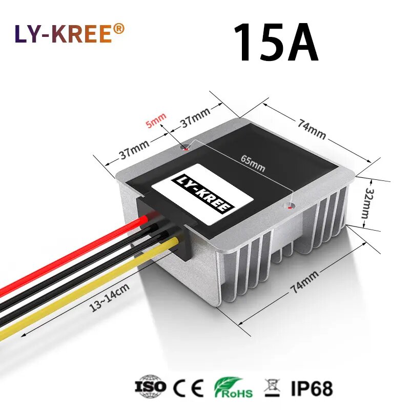 DC-DC преобразователь 12/24V в 6V, 15A