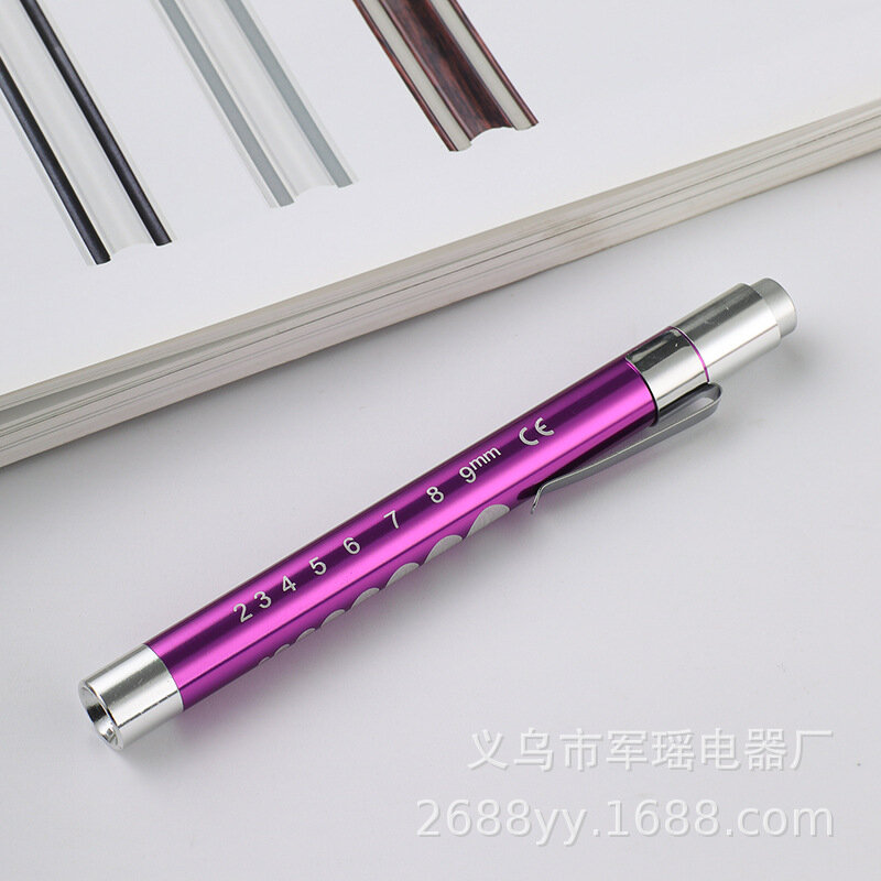 Фонарик-ручка для осмотра ушей и глаз, белый/желтый свет, LED-фонарик для осмотра ротовой полости и зрачков YL ручка