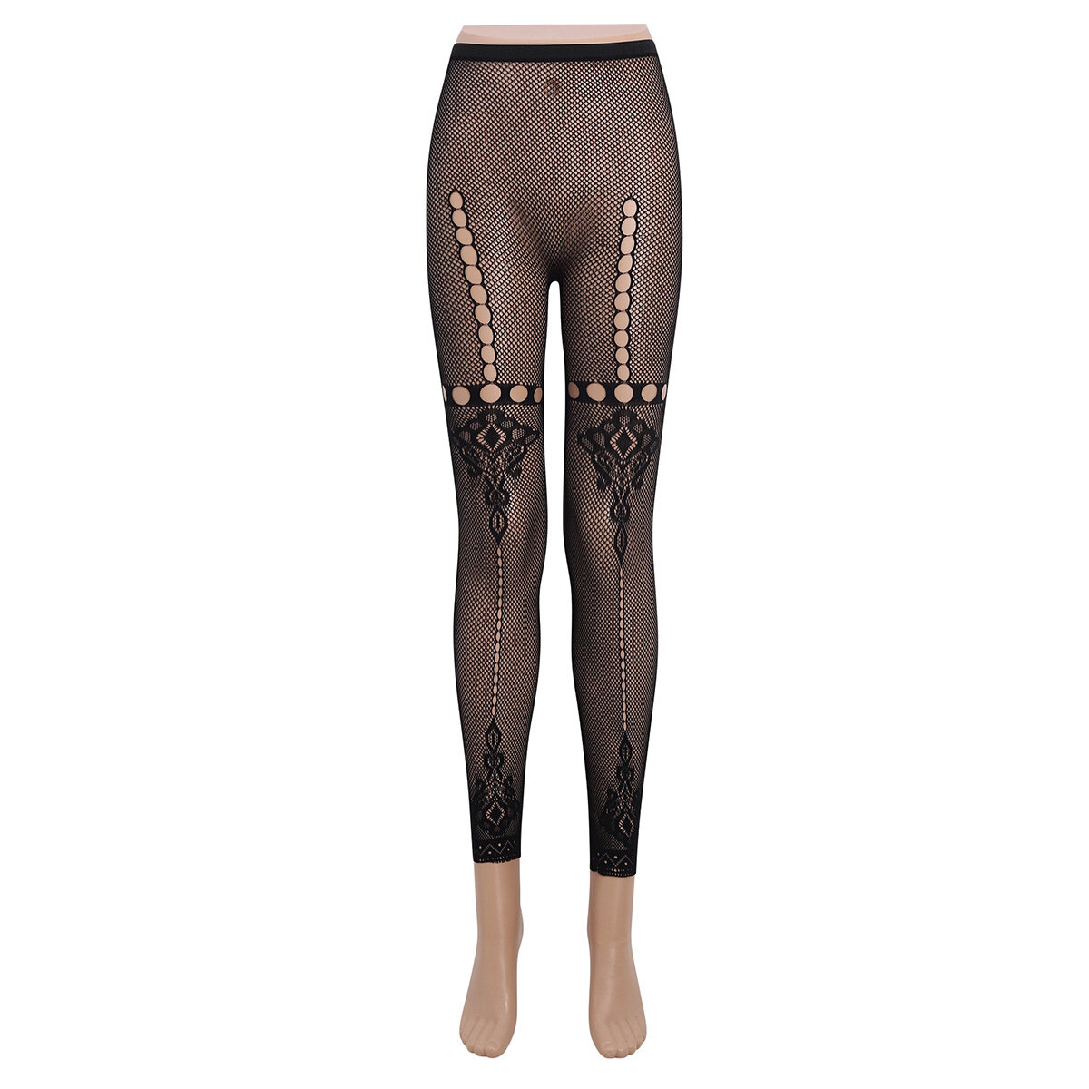 Чулки, точечные, горячие, девятиточечные, полые, сексуальные, европейские, американские, колготки, чулки, в сеточку