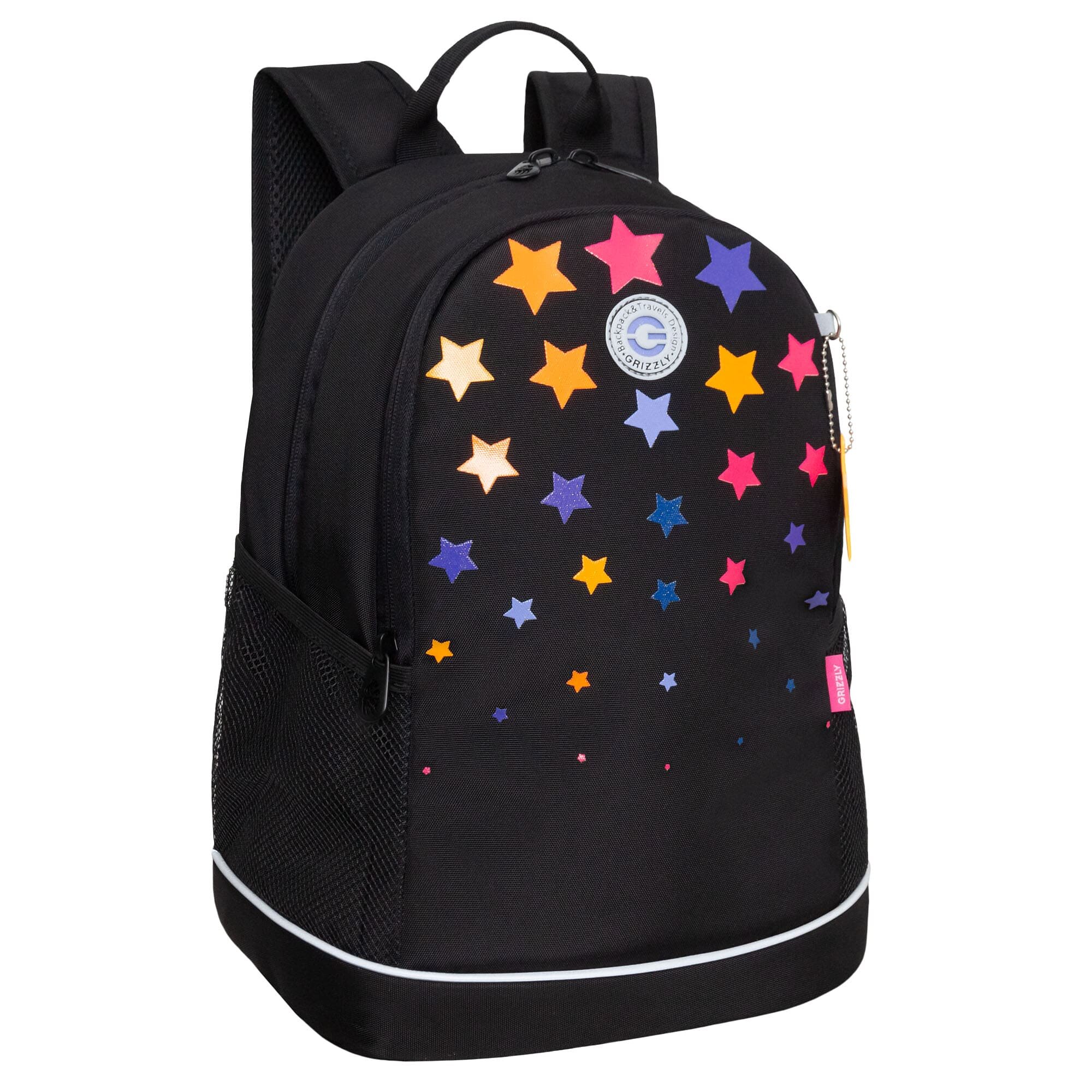 Черный GRIZZLY Рюкзак Черный GRIZZLY 38*28*18 см