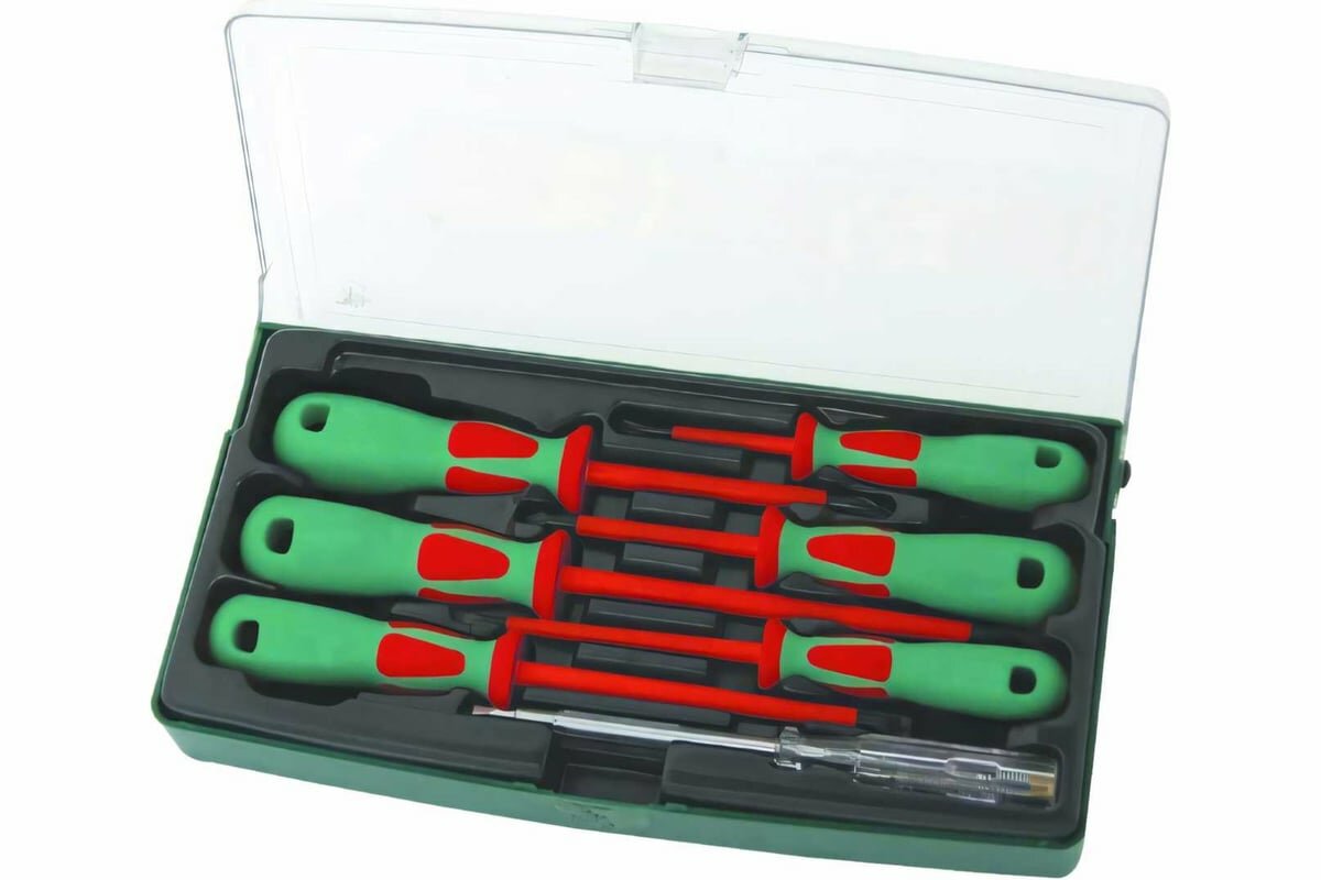Jonnesway DV13PP07S Набор отверток стержневых диэлектрических, 7 предметов 48787