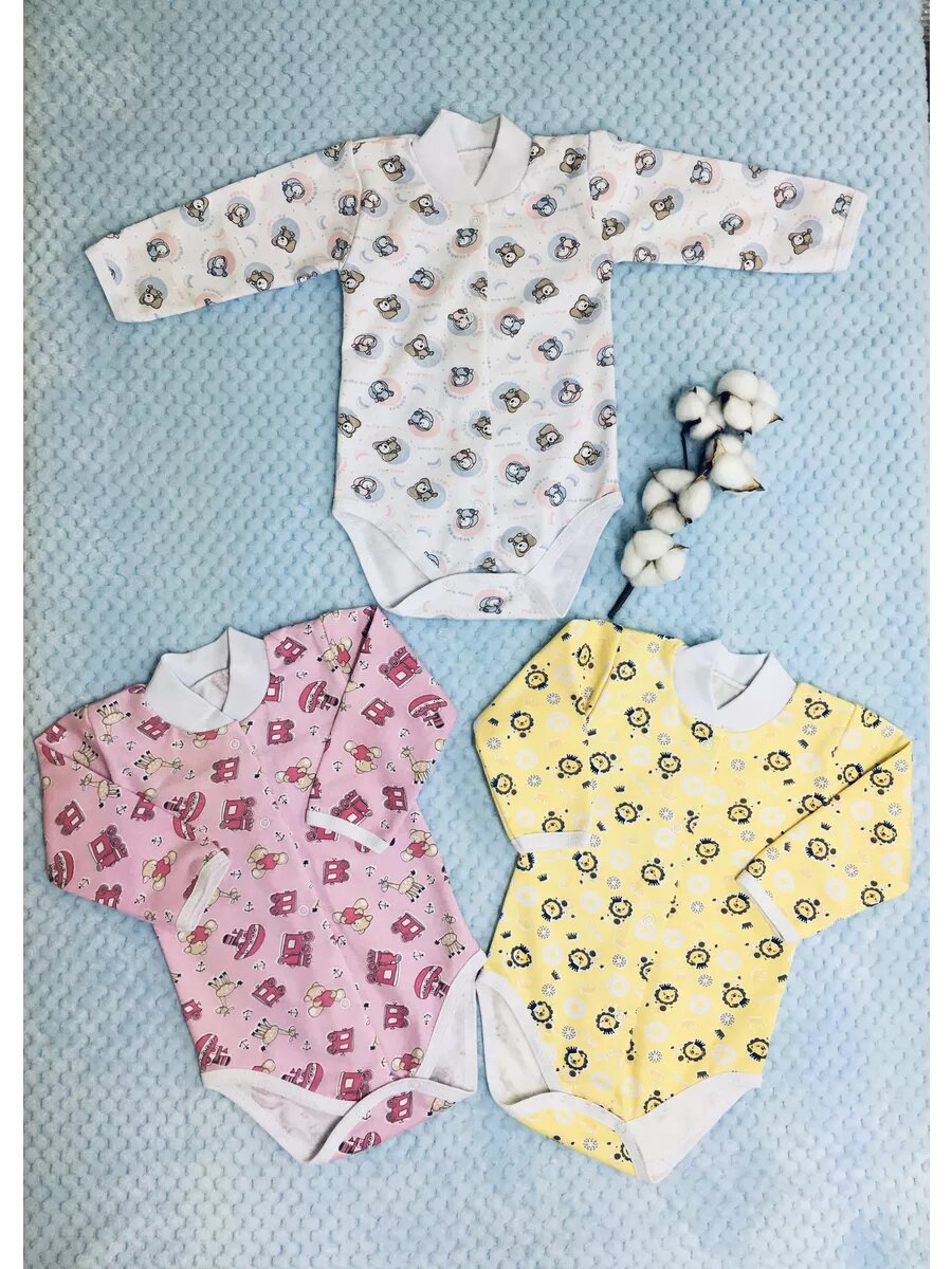 Боди Базовая коллекция, комплект из 3 шт.