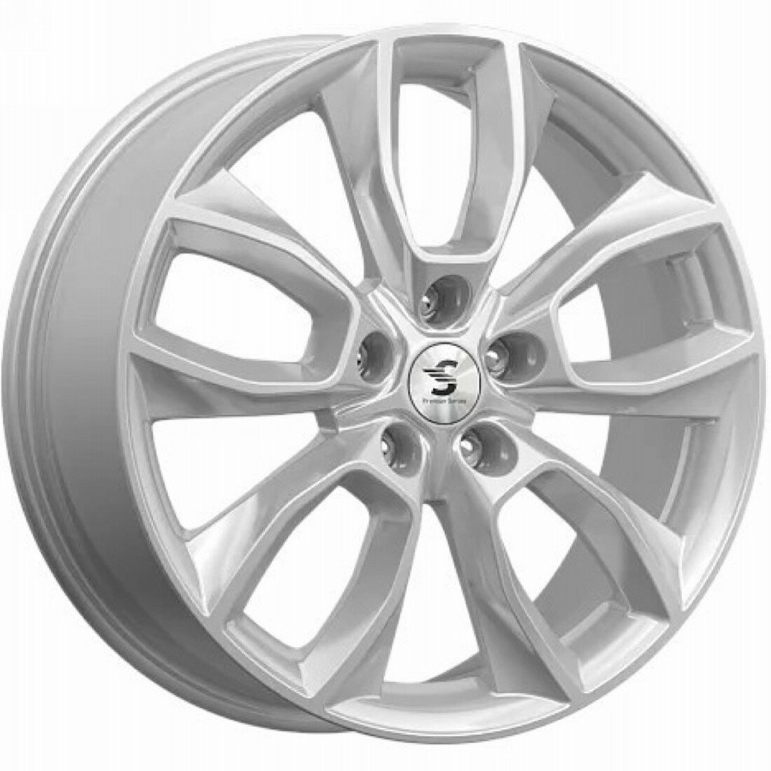 Колесный диск Premium Series КР001 7x18 5x114,3 ET45 67,1 Elite Silver литой для автомобиля