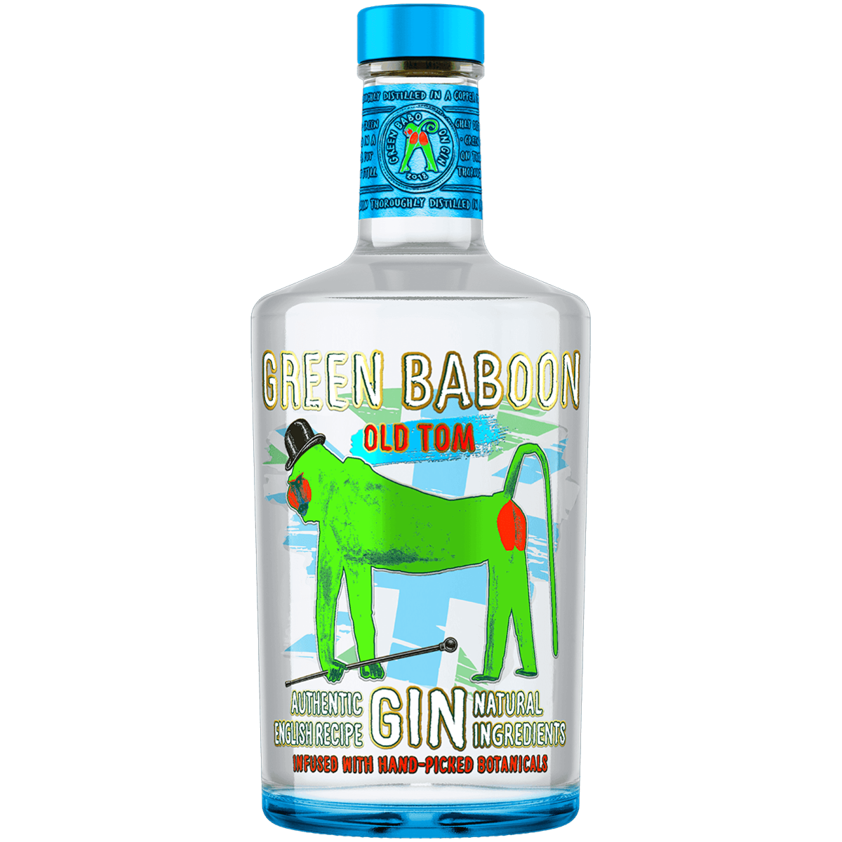 Джин "Green Baboon Old Tom", 0,5 литра, 40% крепость, Россия
