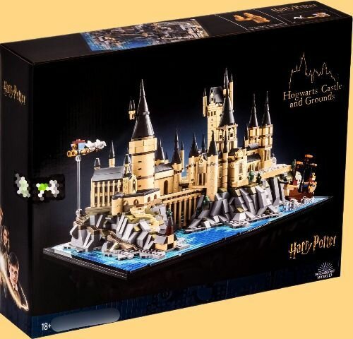 Конструктор Гарри Поттер Замок и территория Хогвартс, 2660 деталей, совместим с Harry Potter Hogwarts 76419 большой замок