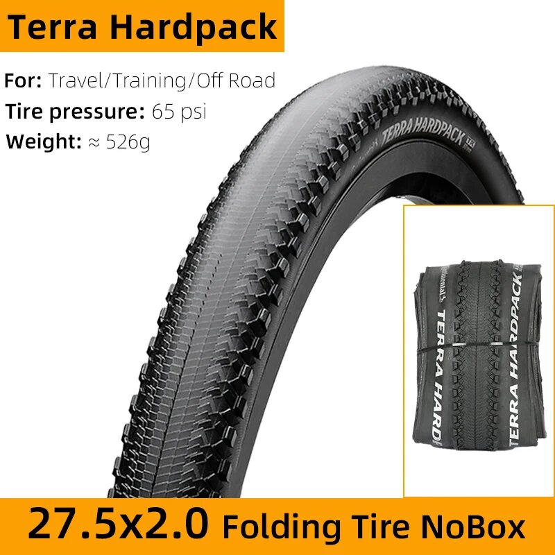 Continental Terra Hardpack Антипрокольная шина 29/27.5x2.0 MTB 1pce 27.5x2.0 No Box