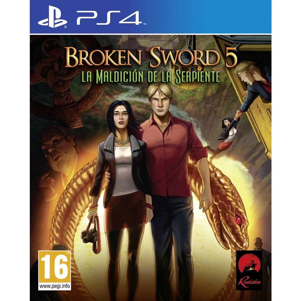 Игра Сломанный Меч 5: Проклятие Змея (Broken Sword 5 The Serpent's Curse) (PS4, русская версия) Deep Silver Blu-ra