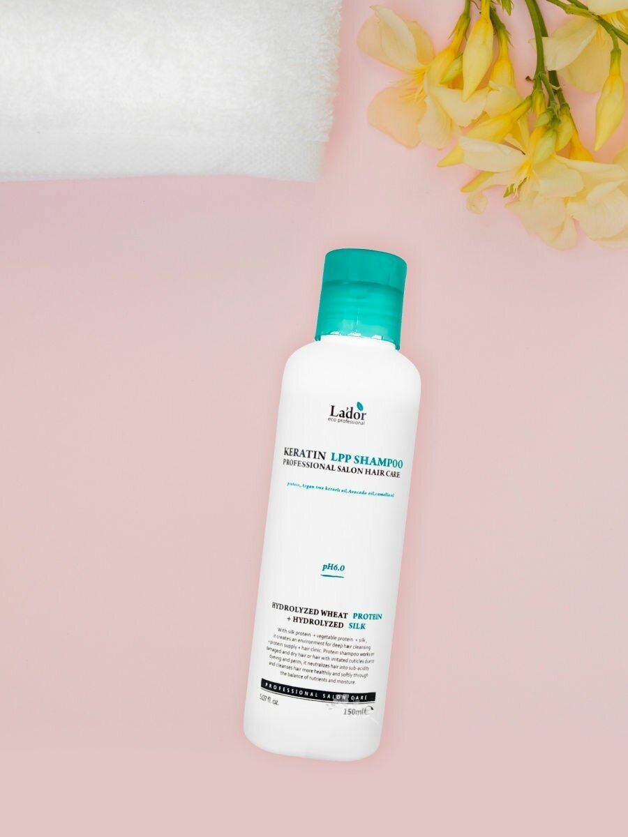 La'dor Keratin Шампунь для волос кератиновый Keratin LPP Shampoo 150ml 150мл
