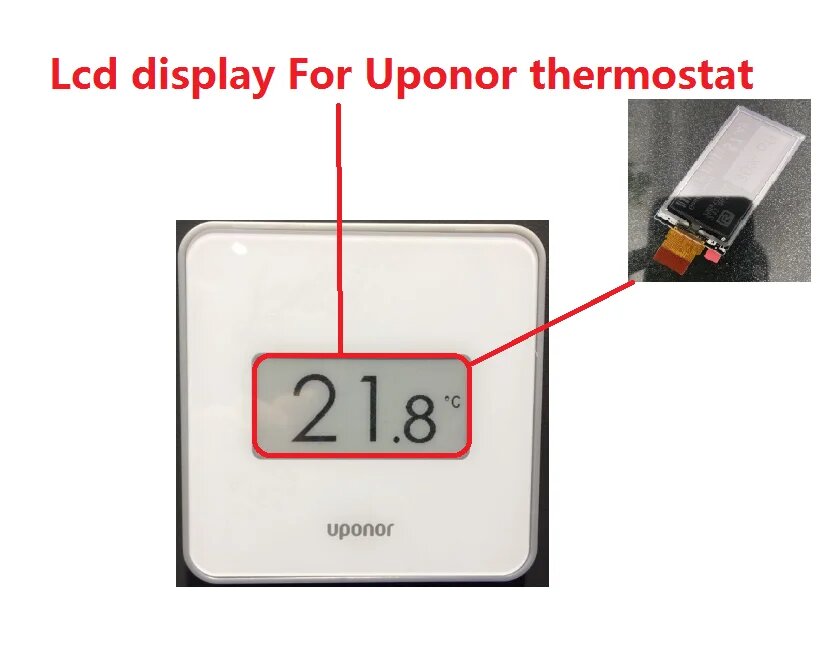 ЖК-экран для термостата Uponor Smatrix Wave + RH Style T-169