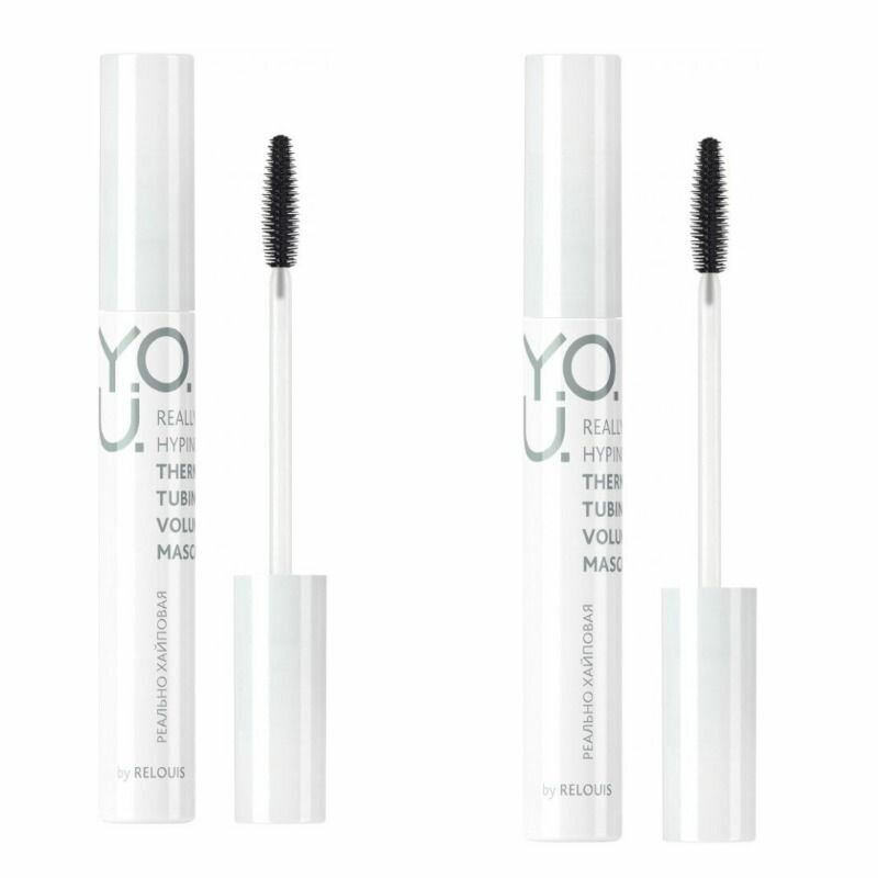 RELOUIS Y.O.U. Really Hyping Тушь для ресниц, обьемная, 2 штуки.