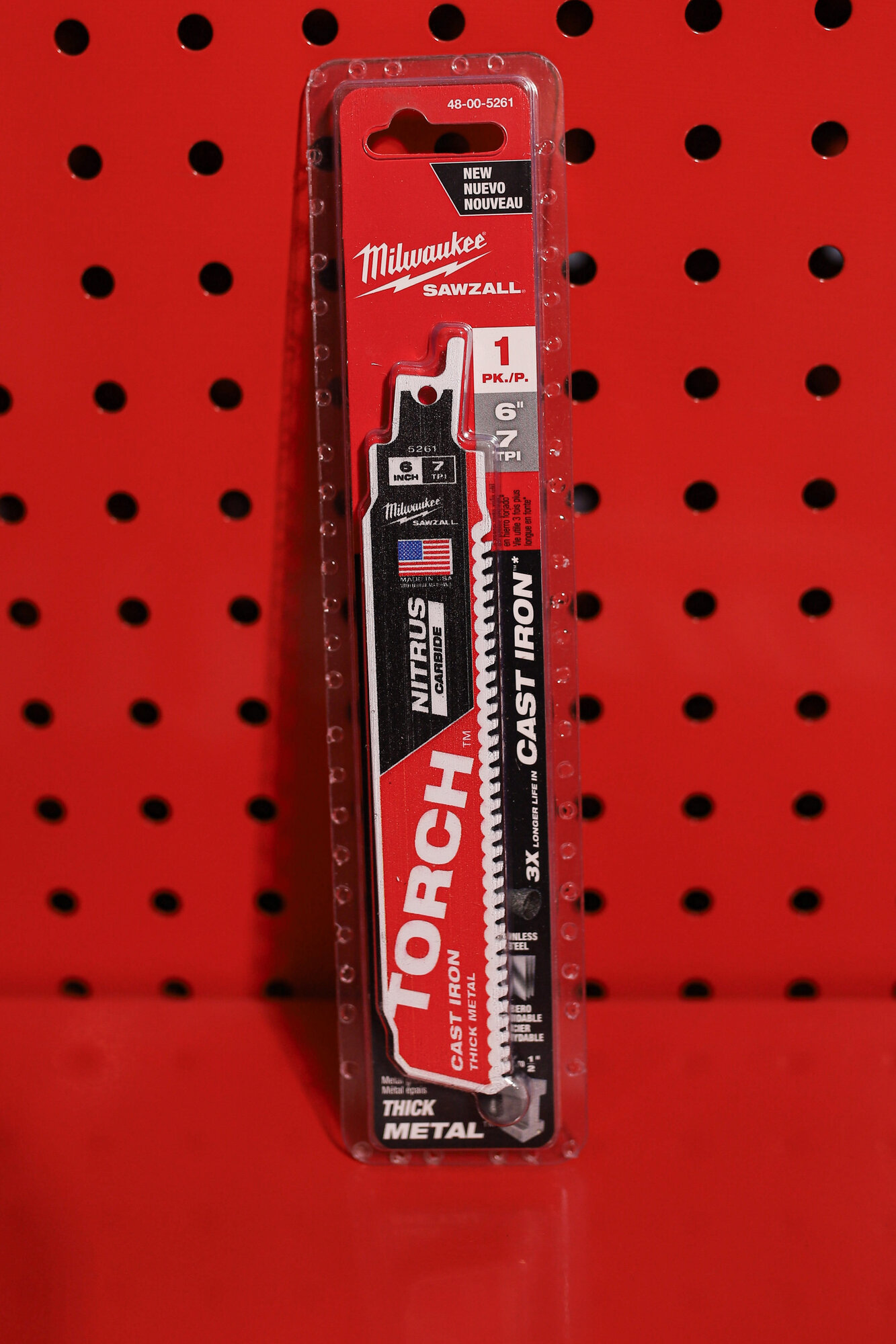 Полотно THE TORCH NITRUS TCT (150 мм; 7 TPI) для сабельной пилы Milwaukee