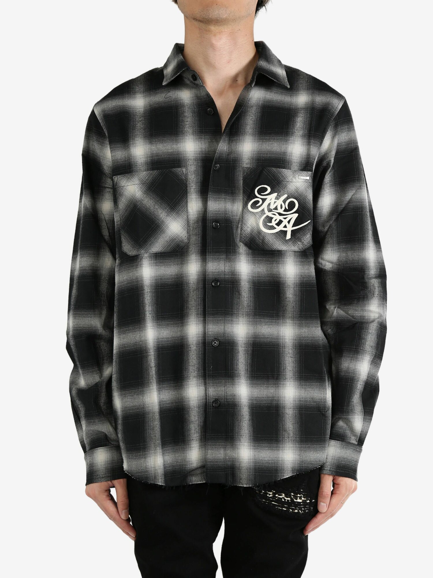 Рубашка Logo flannel shirt