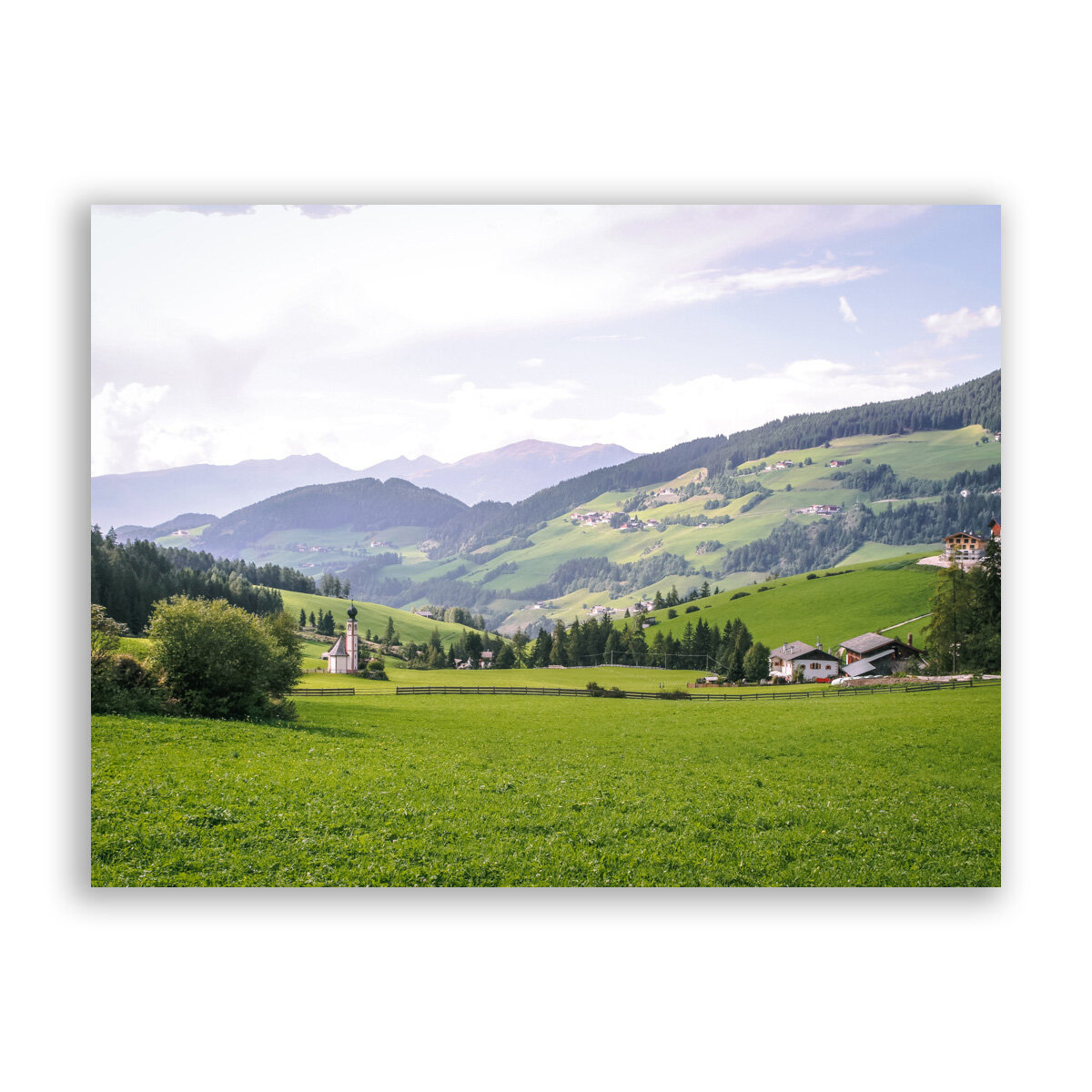 Постер, плакат на бумаге / Природа Австрии - Пейзаж / Размер 30 x 40 см