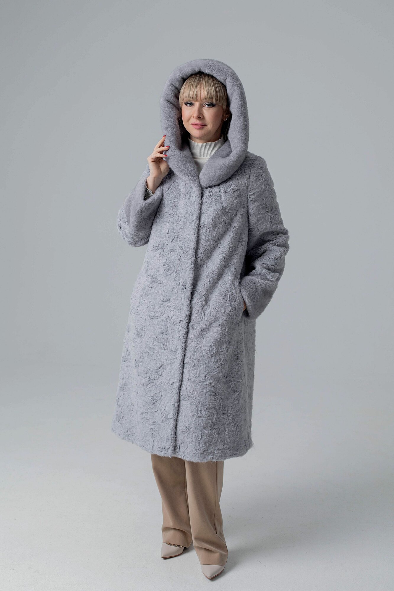 Шуба чебурашка