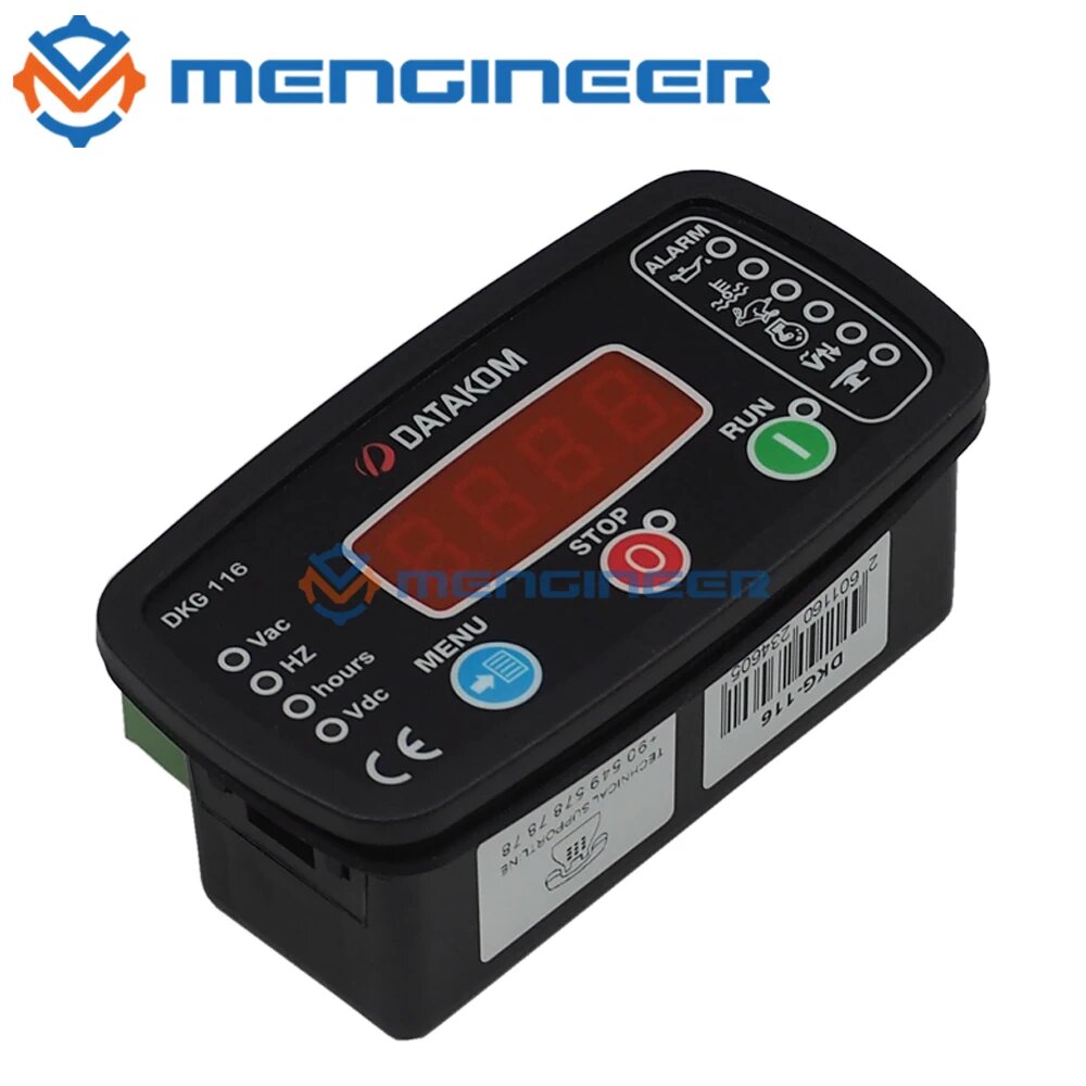 DKG116 подходит для как и дизельных генераторов, совместимых с DATAKOM DKG-116