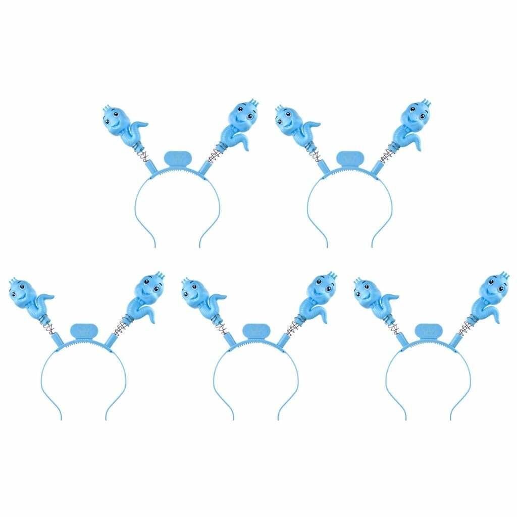 (5 шт) Светящаяся повязка на голову с изображением Года змеи (новая) (случайный цвет)