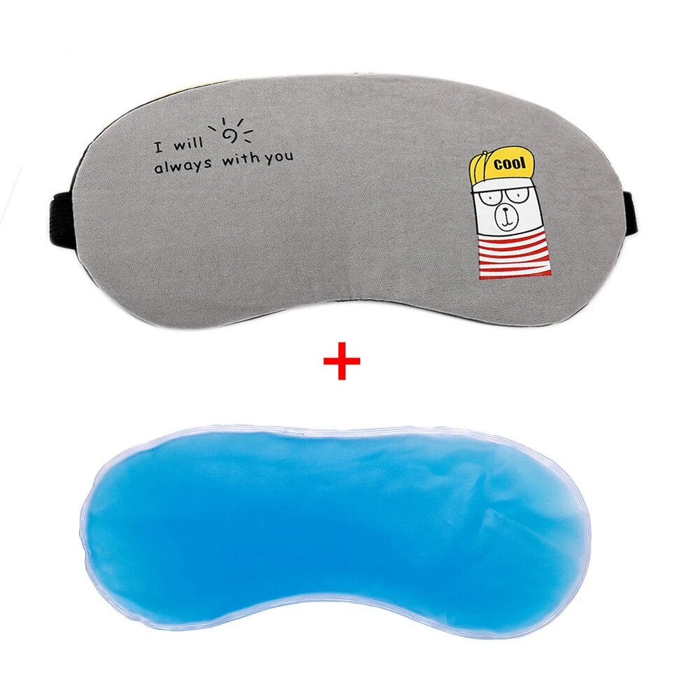 Маска для сна с охлаждающим гелем 01