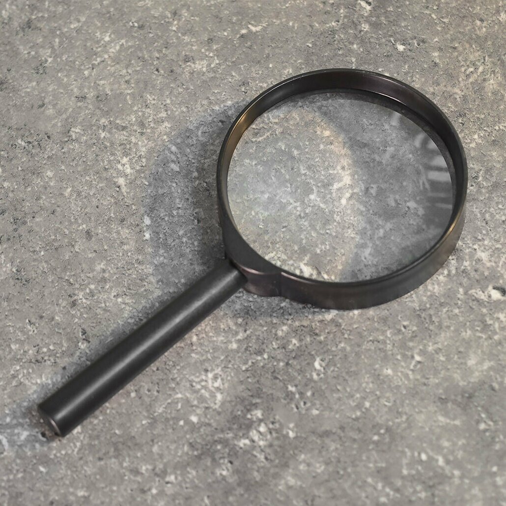 Лупа увеличительная диаметр 60мм, кратность х5, пластиковая ручка