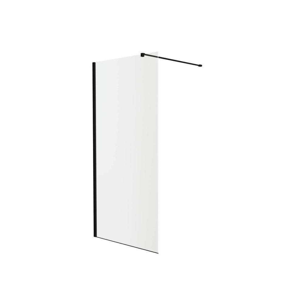 Душевая перегородка Knotlor WI100CG0BL 100х200, черный