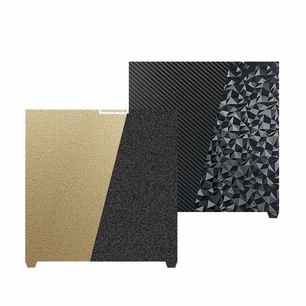 Усовершенствованная рабочая платформа K2 Plus из листов PEO, PET и PEI размером 370x370 мм, гибкая поверхность нагревательного стола из пружинной стали, двусторонняя платформа для 3D-принтера.