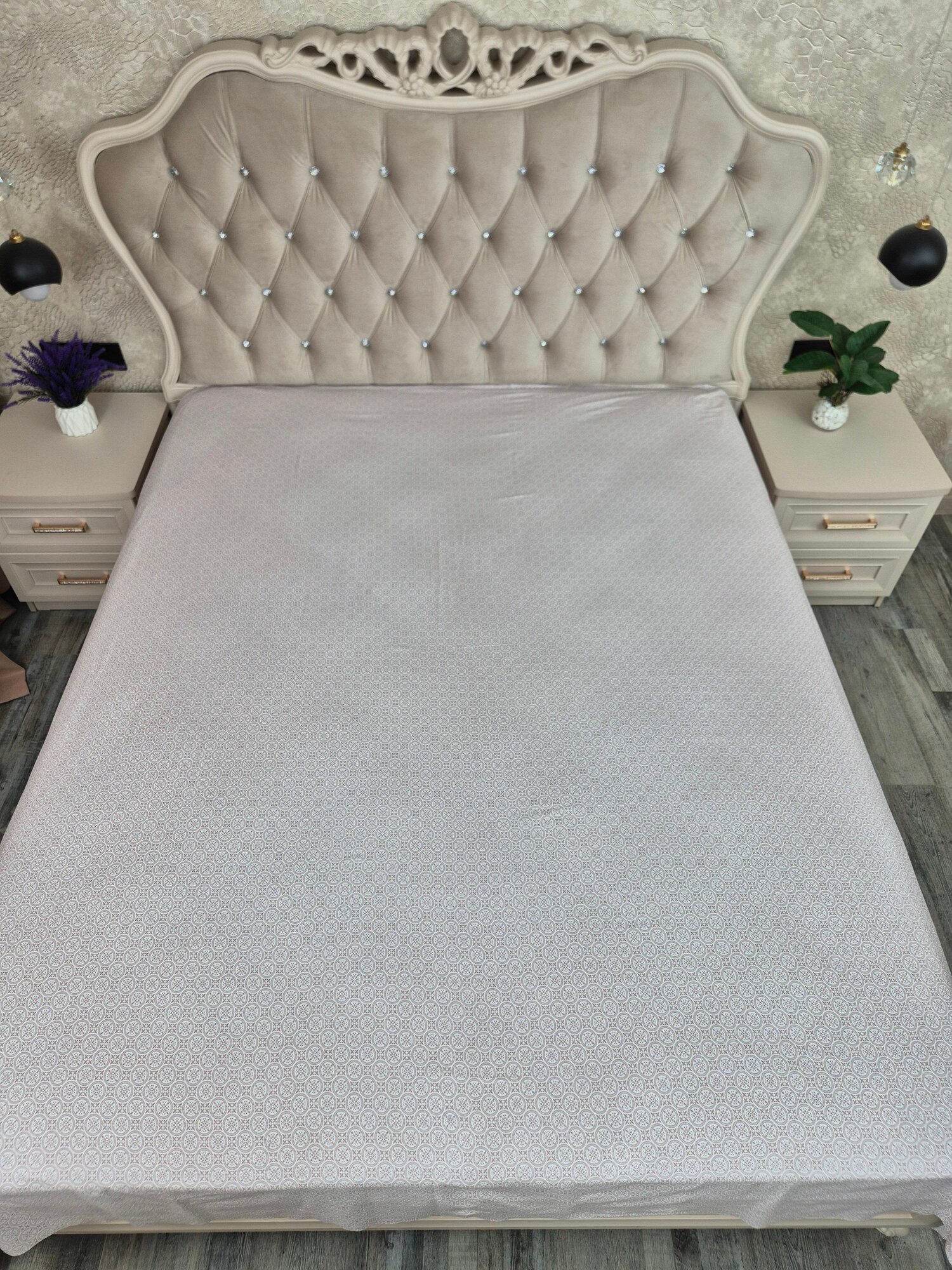 Простыня Бязь класическая Евро 220\240см Хлопок 100% производство Иваново плотность 120 гр/м2