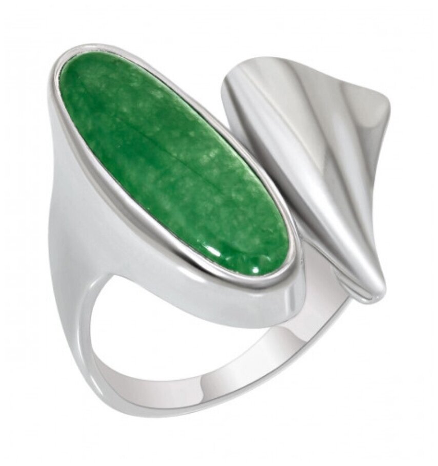 Перстень, серебро, 925 проба, оксидирование, агат