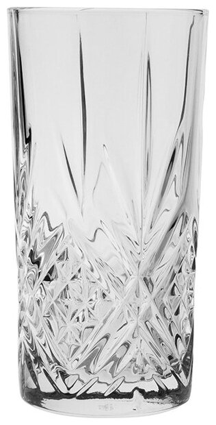 Хайбол "Бродвей", стакан - 6 шт. 280 мл, H - 13.4 см, D - 6.7 см.