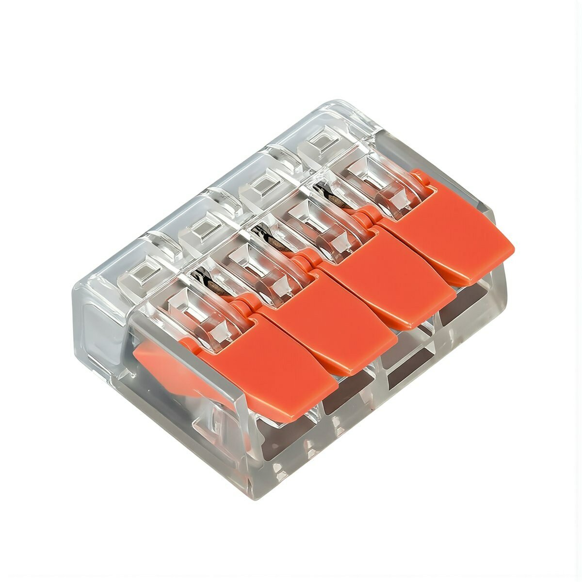 Быстрый соединитель проводов PCT-412 32A 450V универсальный для твердых и мягких проводов, PCT-414