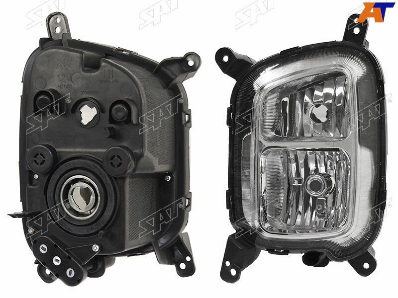 . SAT Фара противотуманная для KIA SORENTO 12-21 левая с ДХО