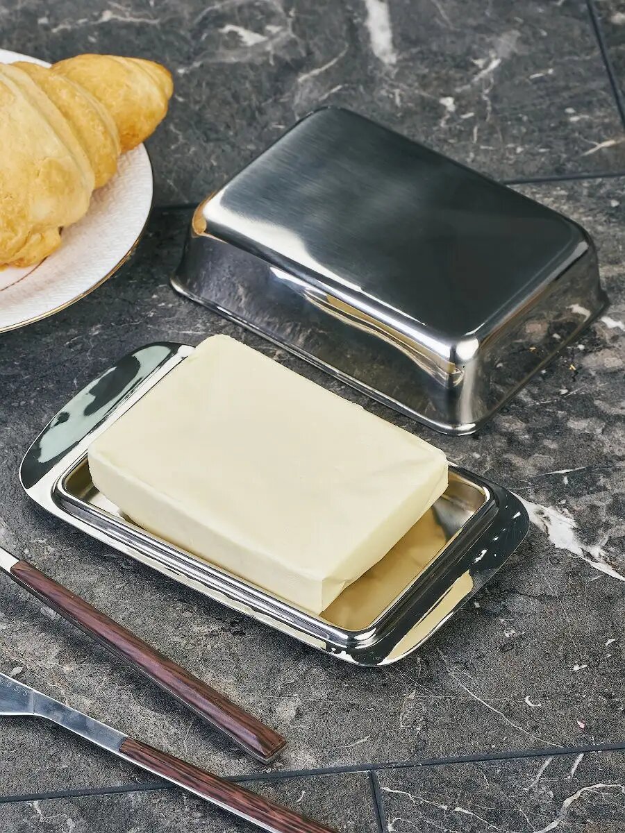 Масленка 163*100*45 мм, нержавеющая сталь