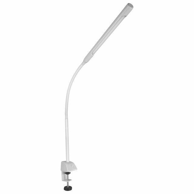 NAVIGATOR настольная светодиодная лампа 7Вт 6000K на струбцине гибкая белая для работы