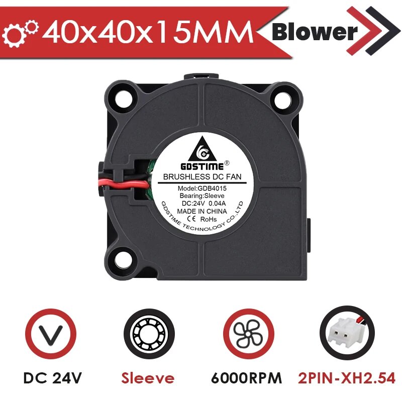 Gdstime GDB4015 Бесщеточный вентилятор для 3D-принтеров