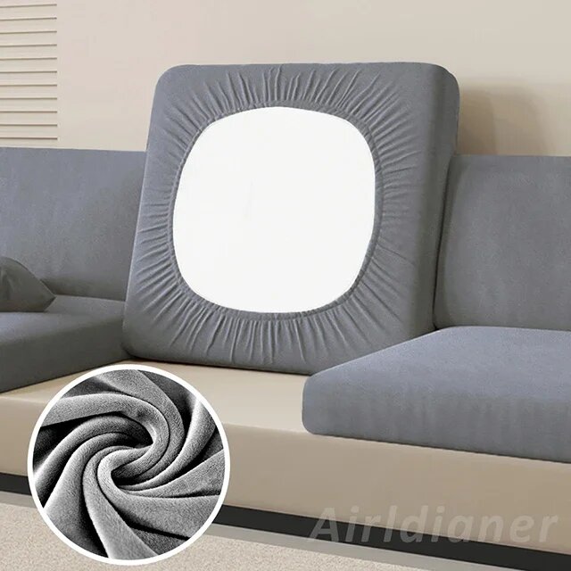 Бархатный чехол для дивана airldianer Plus Size (S)-1pc, Серый, Middle Gray