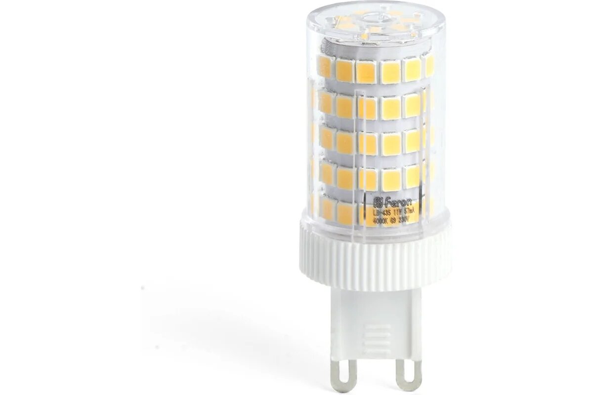 FERON LB-435 G9 LED лампа 11W 6400K холодный белый свет для дома, офиса и интерьеров
